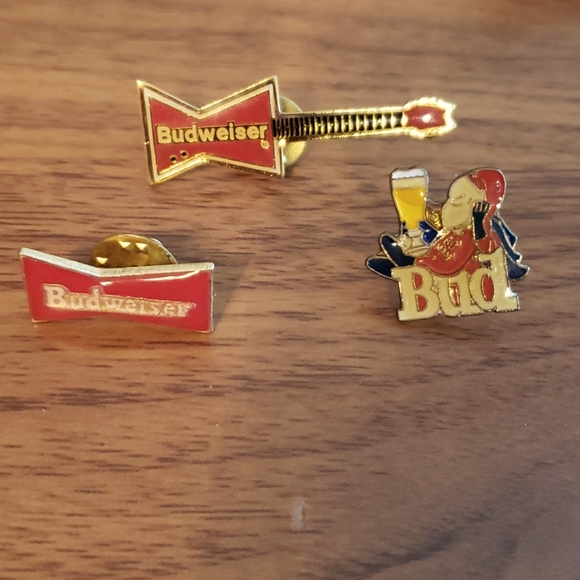 Accessories | Budweiser Assorted Pins | Poshmark